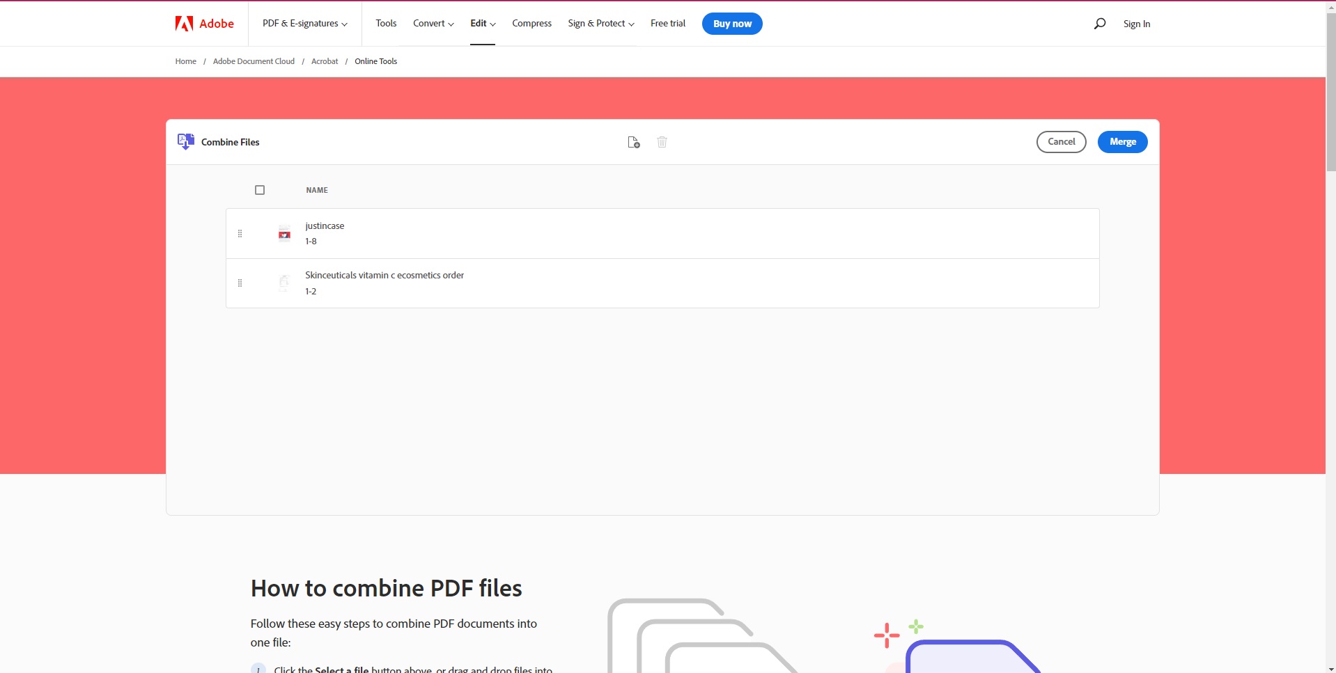 How To Combine PDFs Merge Your Files Into One Document KPIM