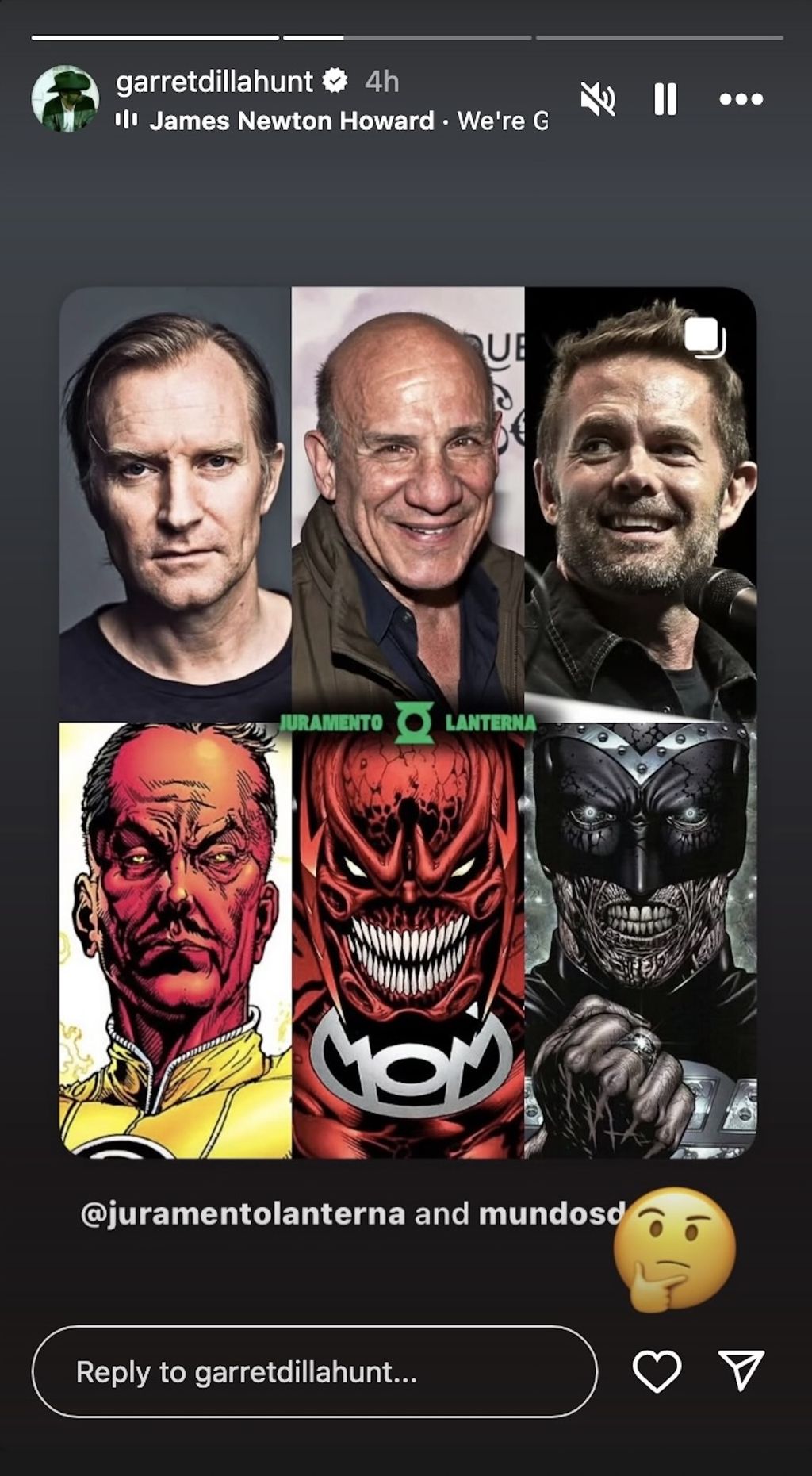 Lanterns Actor Seemingly Reveals Two Major Green Lantern Villains For ...