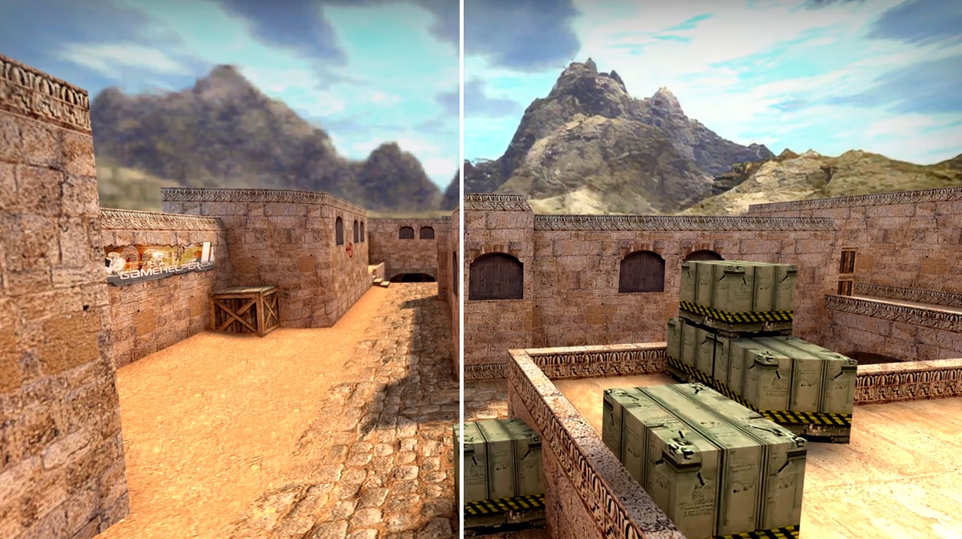 Classic Dust 2 map textures recreated for CS:GO by a modder and AI | PC ...