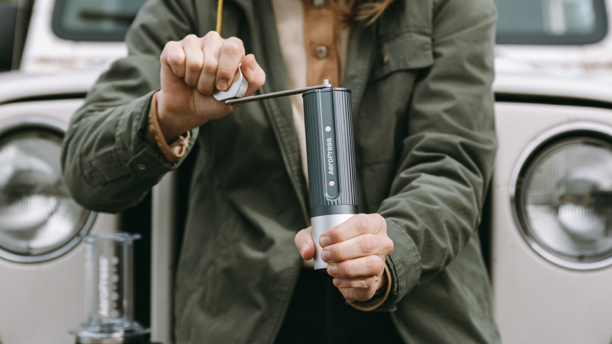 AeroPress just launched a stylish new manual coffee grinder with ...