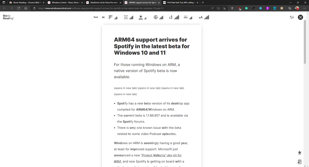 Bionic Reading review: Improving access to text on the web | Windows ...