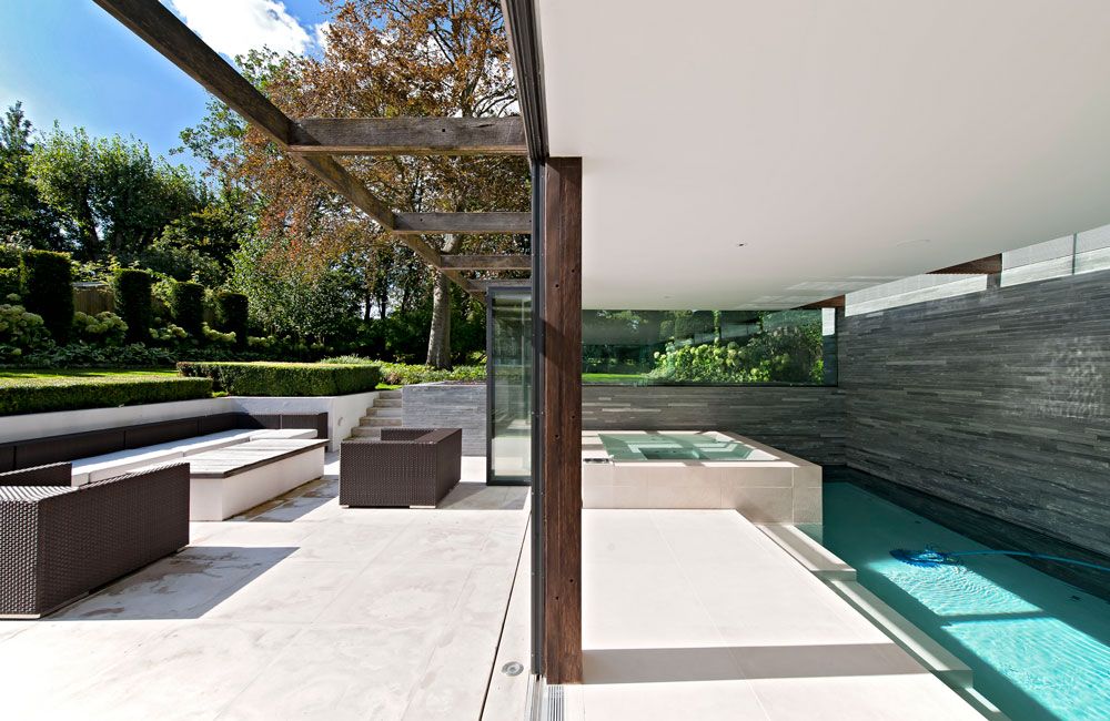 An Enviable Rear Extension With Swimming Pool in London's Highgate