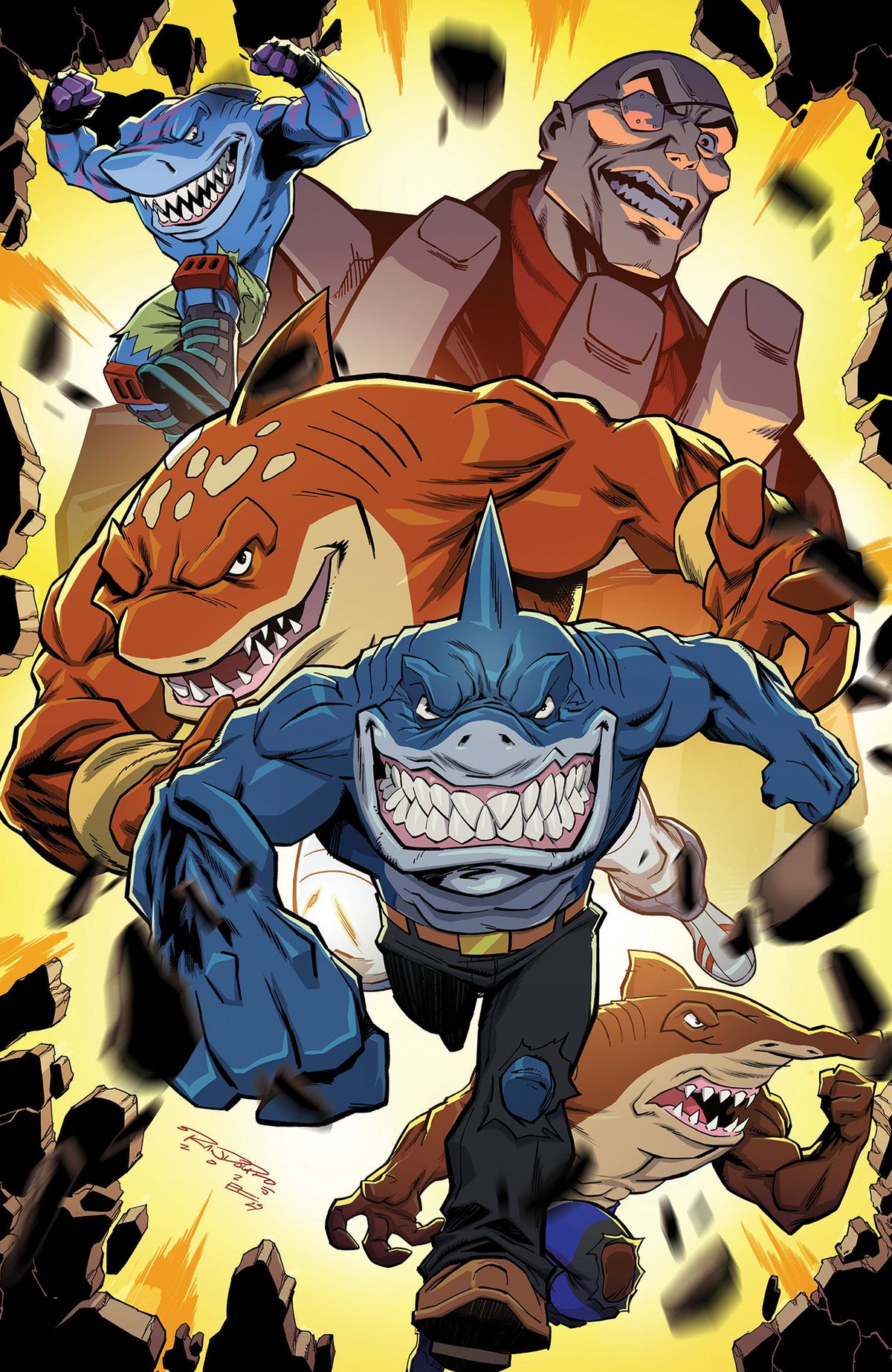 Over 30 years later, the Street Sharks are back in a comic that ...