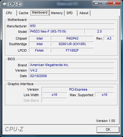 Platform: MSI P45D3 Neo-F (P45) - Overclocking Core 2 Duo: Power Versus ...