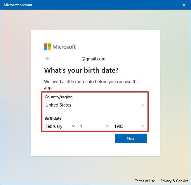 How to create a Windows 10 account using any email address | Windows ...