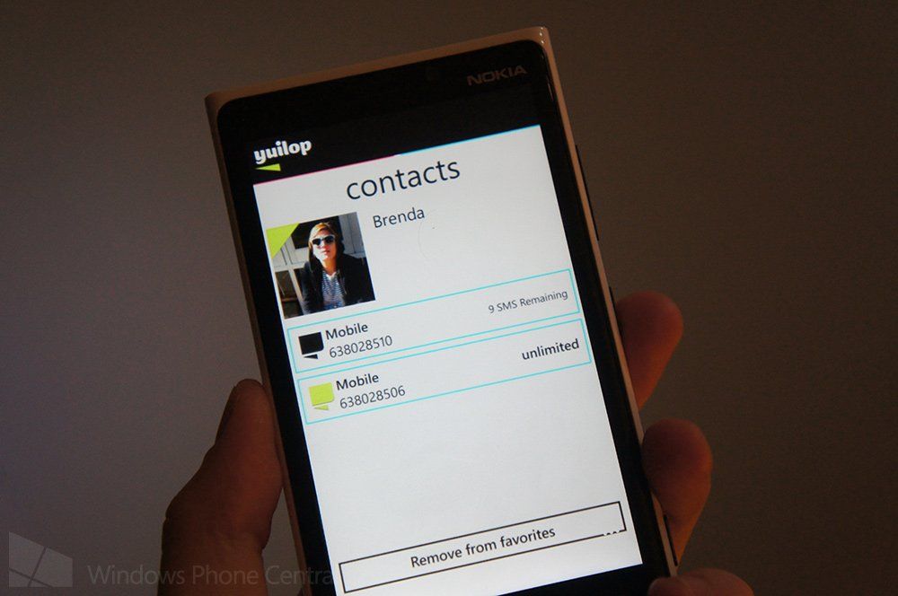 Send free SMS to all your contacts with yuilop for Windows Phone ...