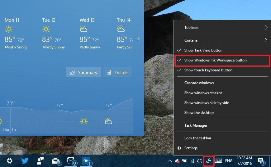 What's new in the Taskbar for Windows 10 Anniversary Update | Windows ...