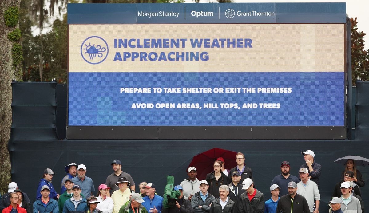 Tornado Watch Issued As Players Championship Sees Delayed Saturday ...