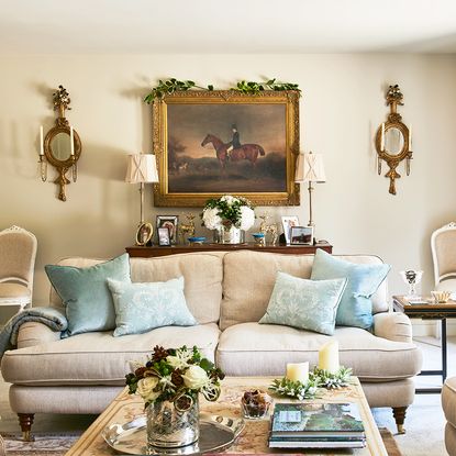 French Regency decor in a country Wiltshire cottage | Ideal Home