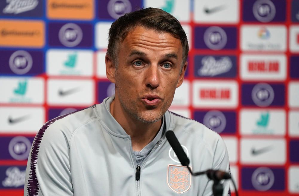 England Women’s boss Phil Neville hails ‘outstanding’ performances ...