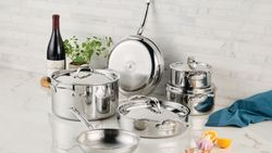 I switched out my expensive pan for this affordable non-toxic set ...