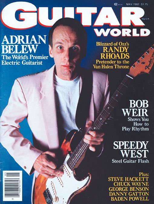 Adrian Belew DIY aged his Strat with a screwdriver, spray paint & motor ...