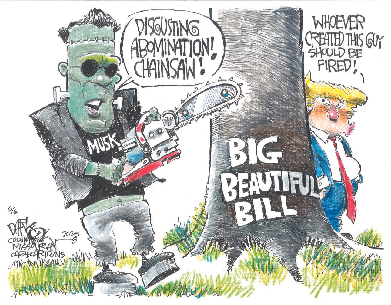 Uncle Sam is in danger | June 7 editorial cartoons | The Week