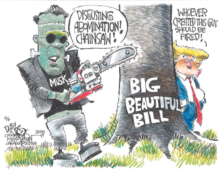 Uncle Sam is in danger | June 7 editorial cartoons | The Week