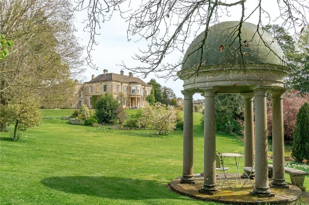 A classic Georgian manor house in an ancient hilltop town in the ...