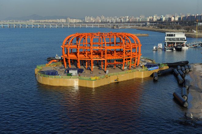 World's first floating island, Seoul | Wallpaper