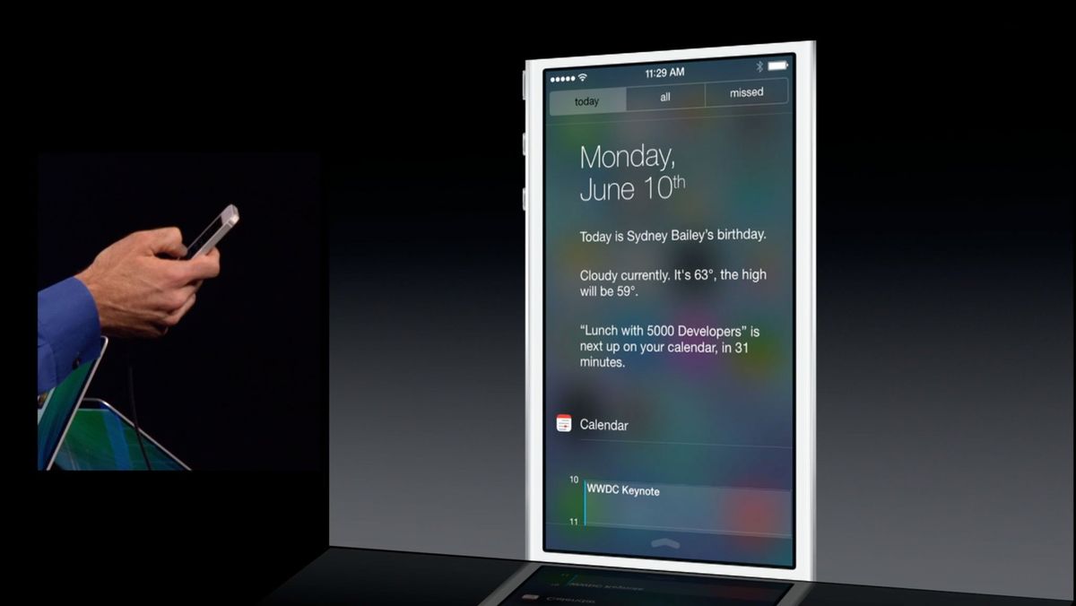 iOS 7 preview: Notification Center gets new Today screen, predictive ...