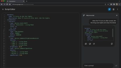 Google Home adds AI “Help me script” features for better automation | T3