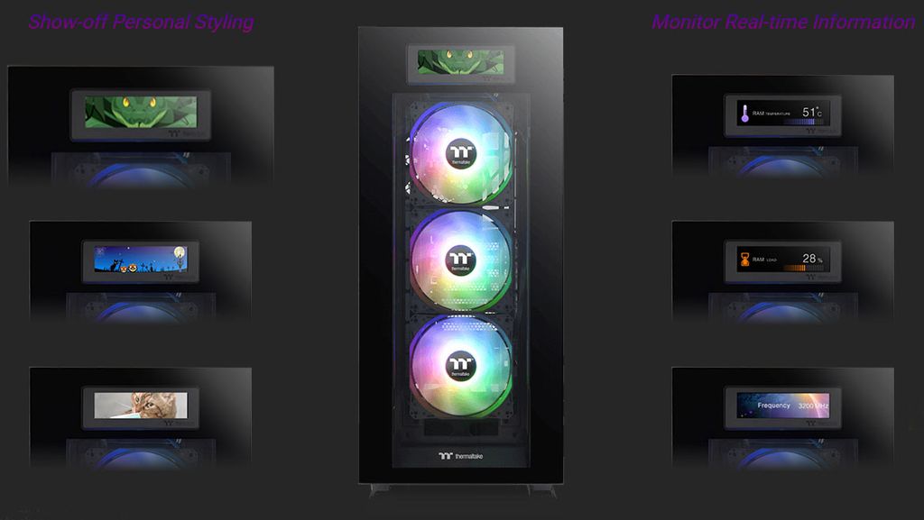 Thermaltake Reveals PC Case With Front Panel LCD Display | Tom's Hardware