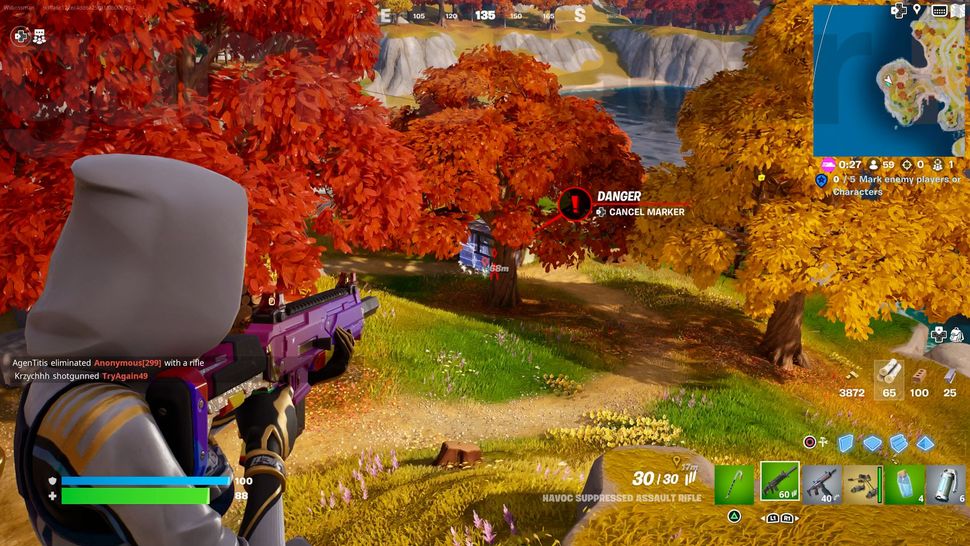 How to mark enemy players in Fortnite | GamesRadar+