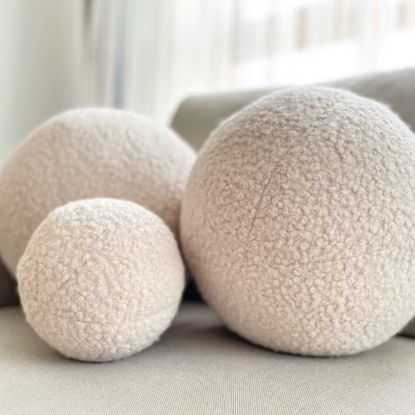 The new ball cushion trend we hate how much we love | Ideal Home