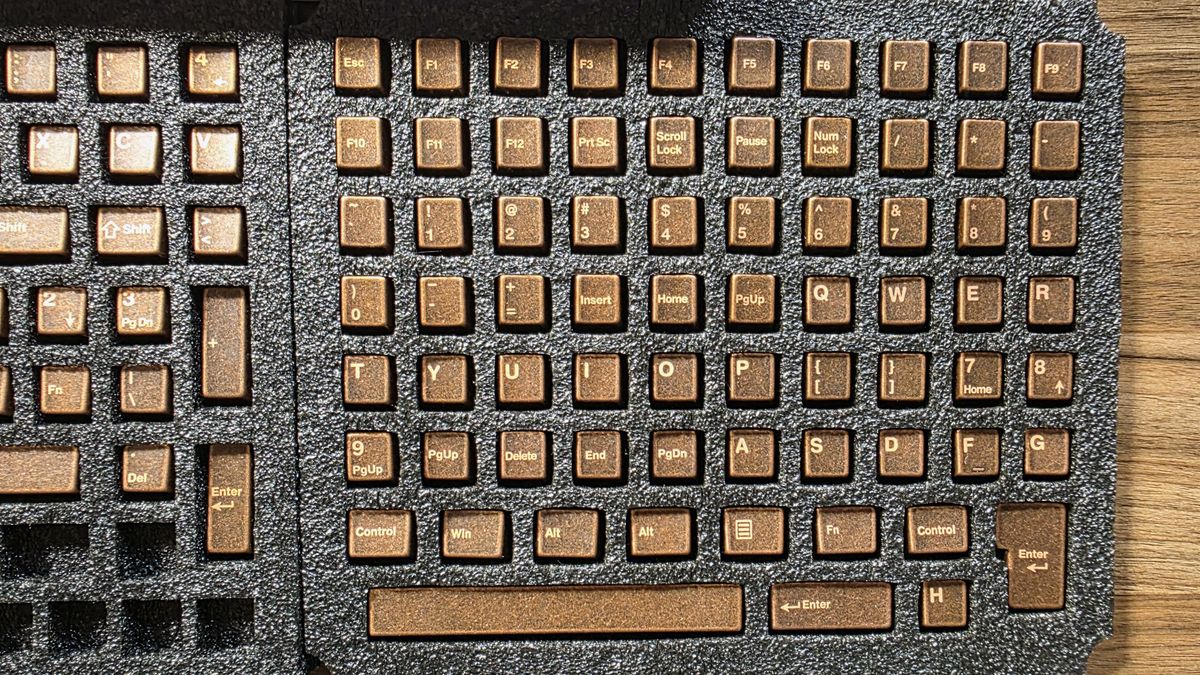 Awekeys Antiques Metal keycaps are Viking-themed luxury for your ...