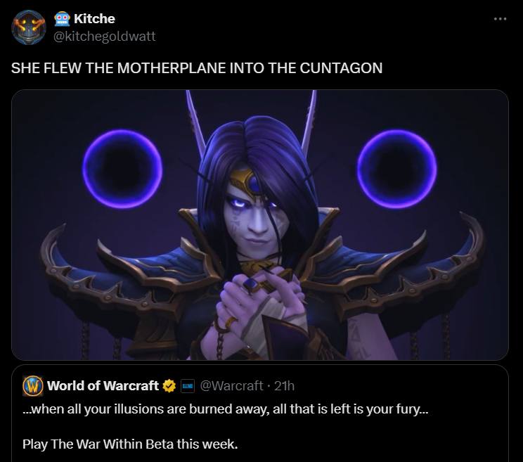 World of Warcraft's latest The War Within trailer has players simping ...