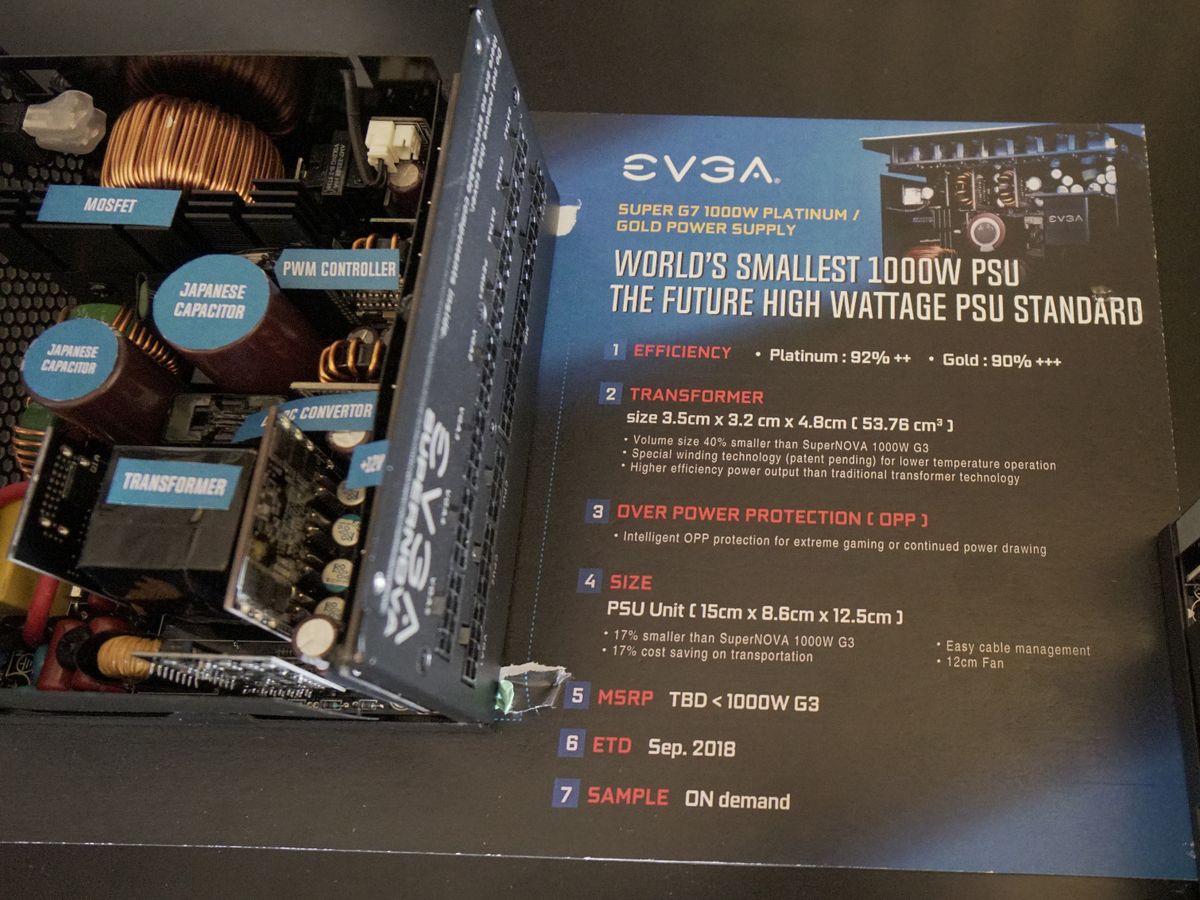 EVGA Touts World's Smallest 1000W PSU, Updated SC15 Laptop | Tom's Hardware