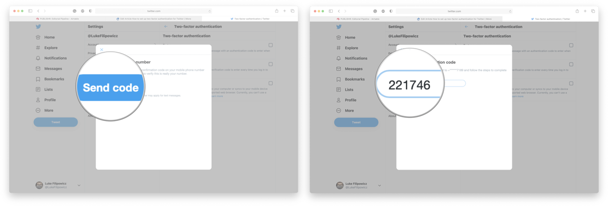 How to set up two-factor authentication for Twitter | iMore