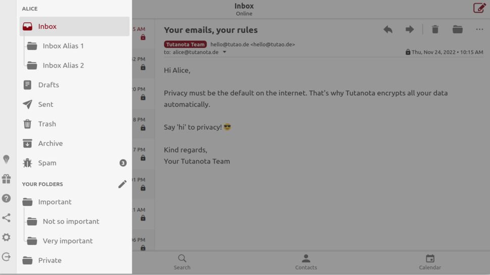 Tutanota secure email review | TechRadar