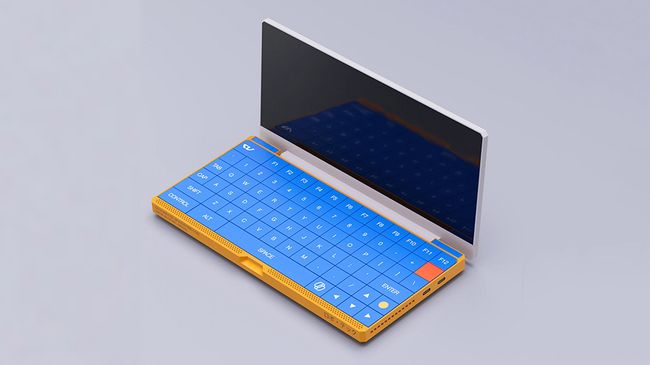The colorful a_77 laptop concept created by a Microsoft designer shows ...