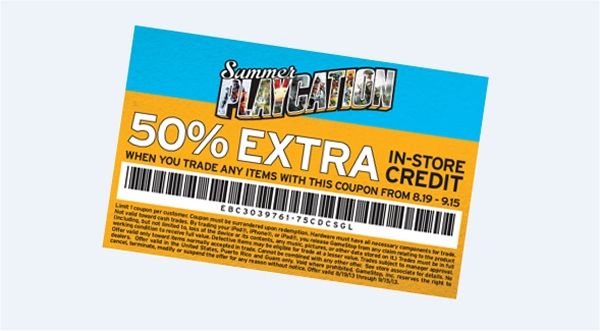 GameStop Offers 50% Extra In-Store Credit Coupon For Trade-Ins ...