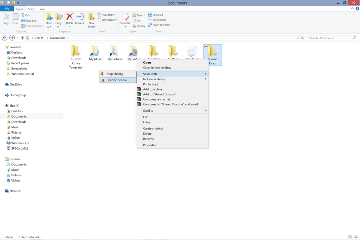 HomeGroups and Windows 8: How to share everything (or nothing ...