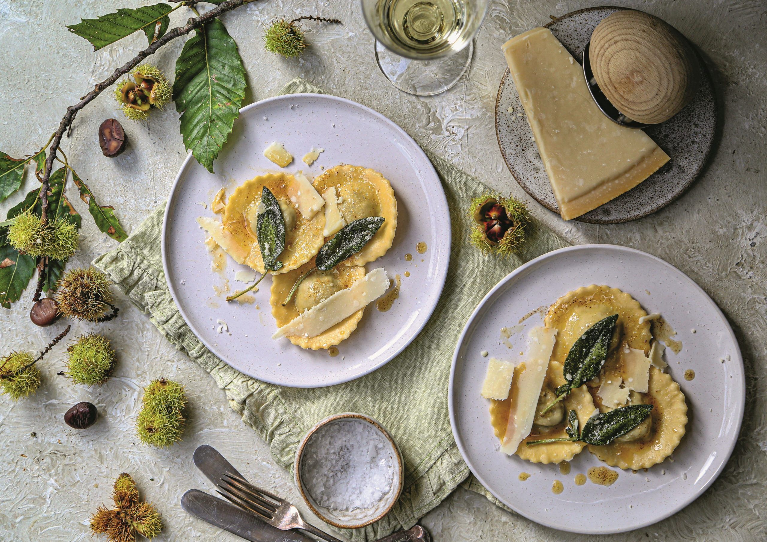 How to make chestnut-and-mushroom ravioli with beurre noisette and sage ...