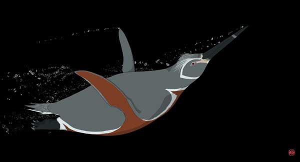 What's Red and Brown and Looks Like a Huge Penguin? | Live Science