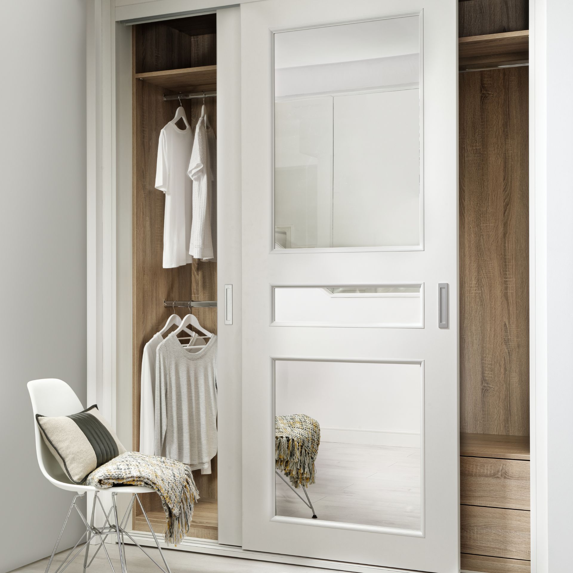Small walk-in wardrobe ideas to create your dream dressing room | Ideal ...