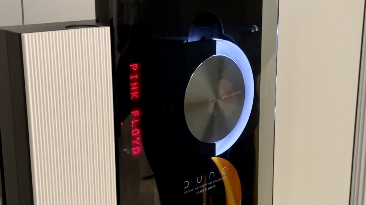 Bang & Olufsen's limited-run vertical 6-disc CD player makes physical ...