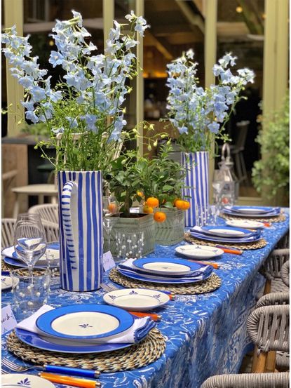 How to create a British table setting, from a tablescape pro | Livingetc