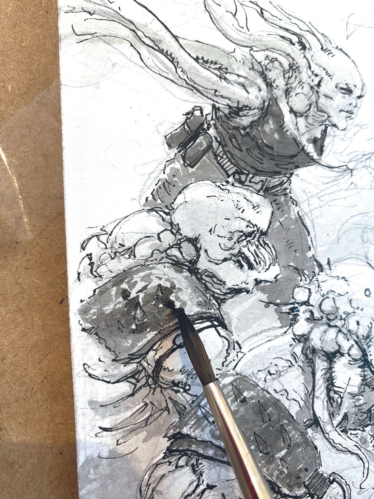 How to paint epic Warhammer battles in traditional pen and ink ...