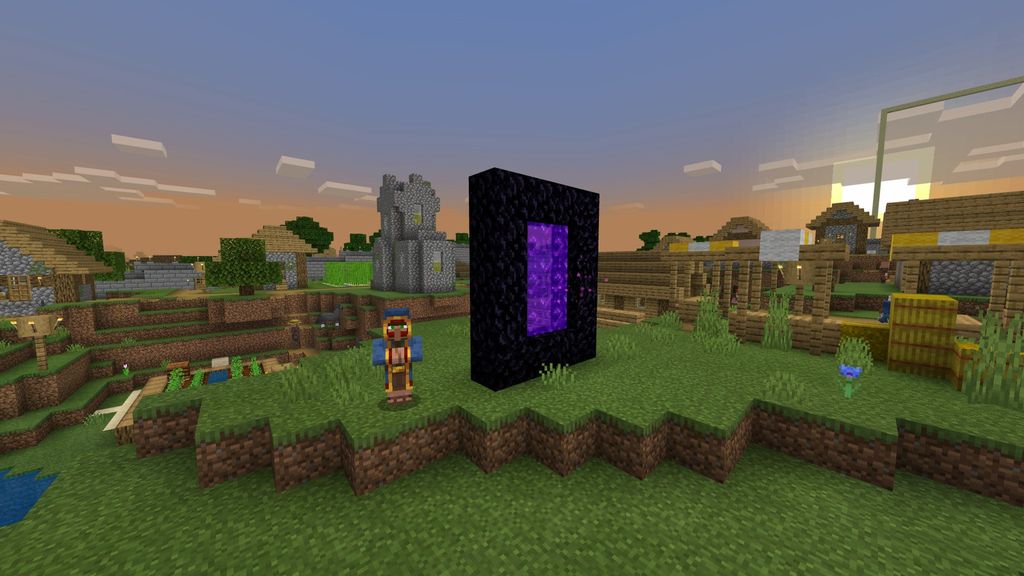 Minecraft guide: How to build a nether portal quickly and easily ...