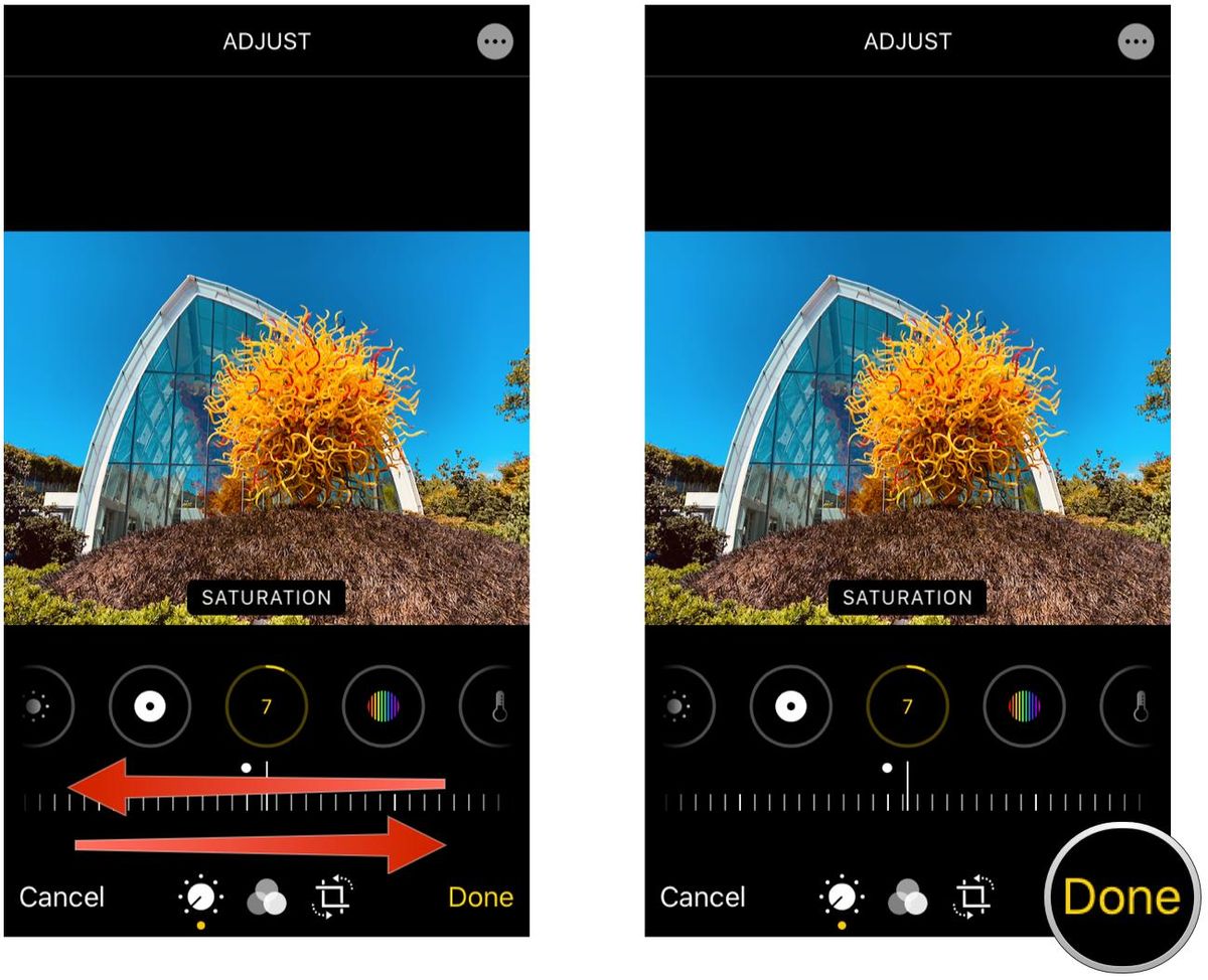 How to use adjust light and color in the Photos app for iPhone and iPad ...