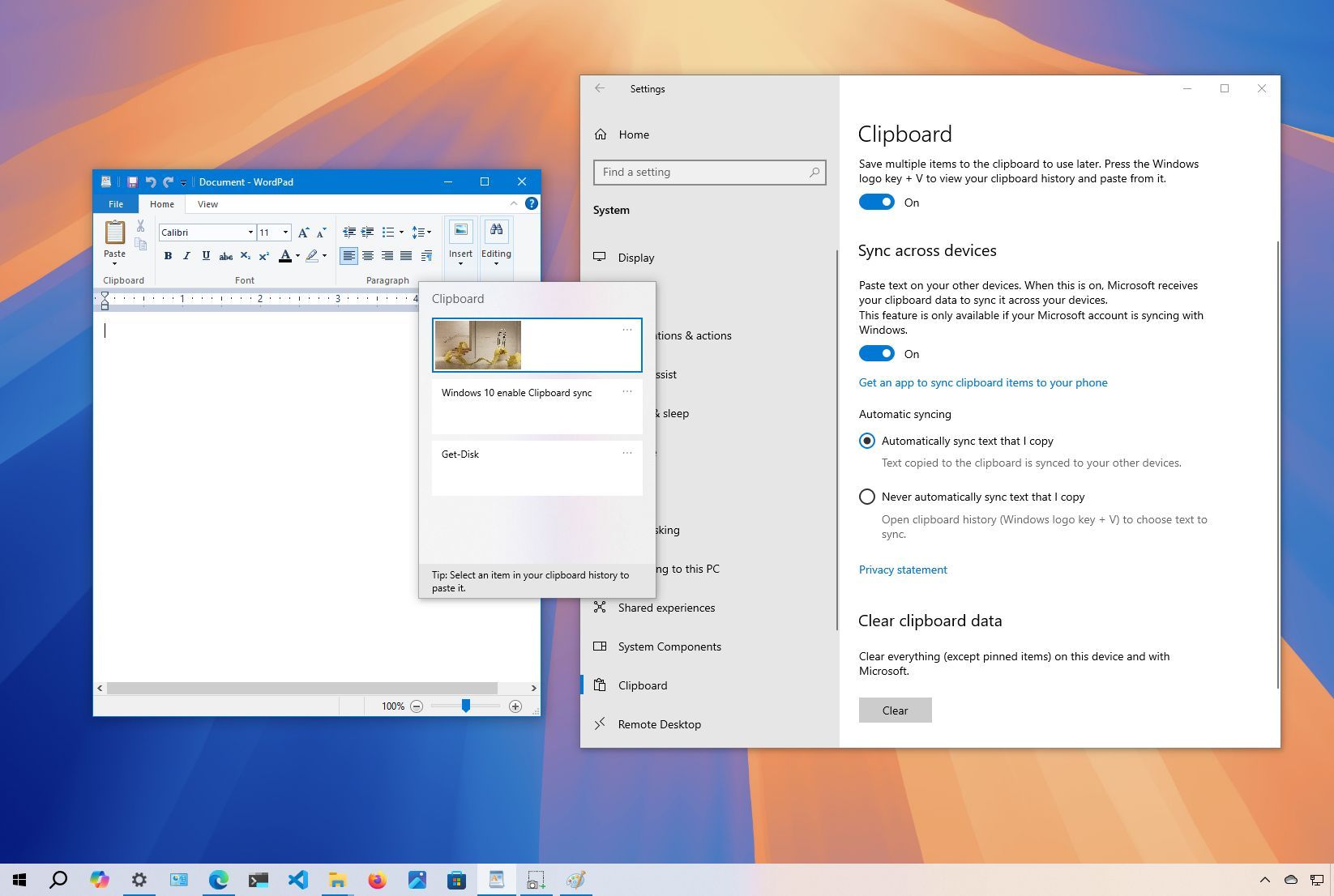 How to use the 'Clipboard history' feature on Windows 10 | Windows Central