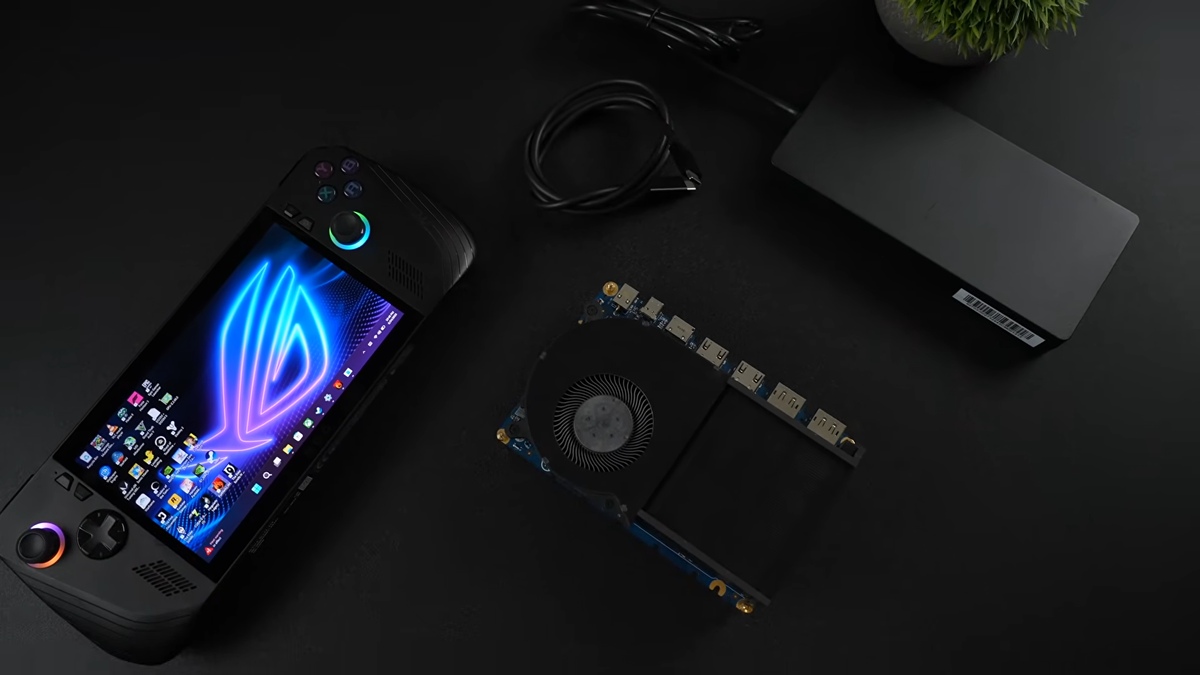 RTX 5060 eGPU prototype brings Blackwell to handheld PCs — unit crams ...