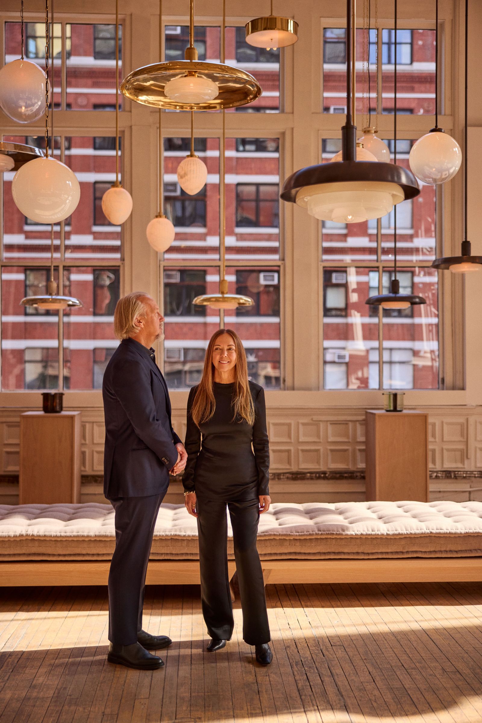 Roman and Williams’ celestial New York lighting exhibition | Wallpaper*