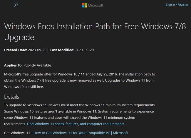 Microsoft Says the Days of Free Windows 7 to 10 or 11 Updates Are Over ...