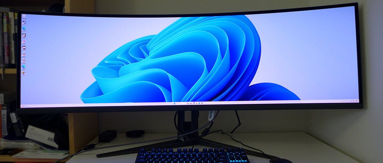 Asus ROG Swift PG49WCD 49-inch gaming monitor review: The most colorful ...