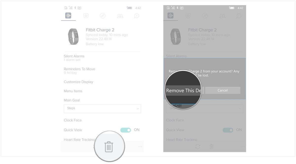 How to add, replace, and delete trackers in the Fitbit app for Windows ...