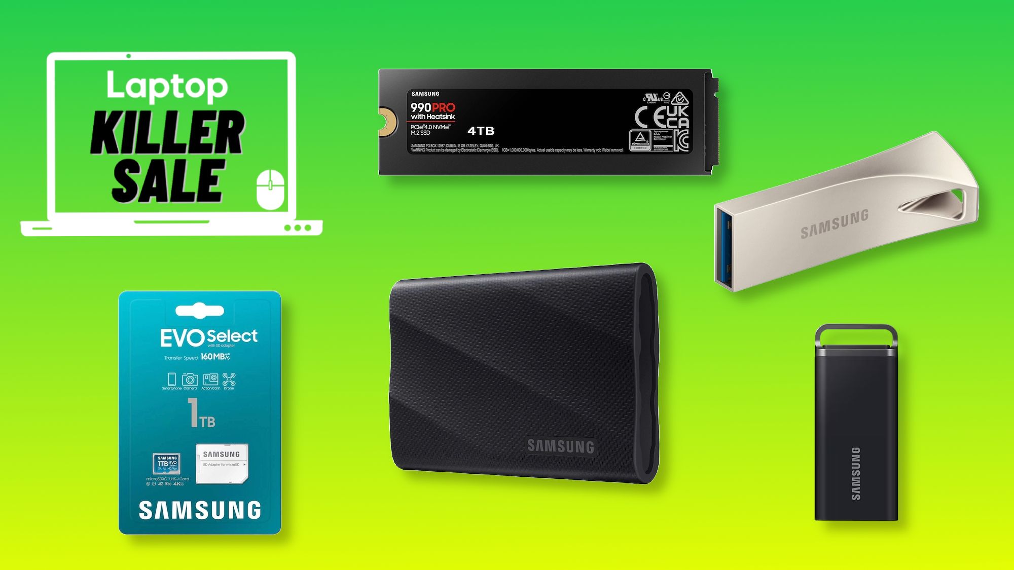 Laptop running out of storage? Run to these massive Samsung storage ...