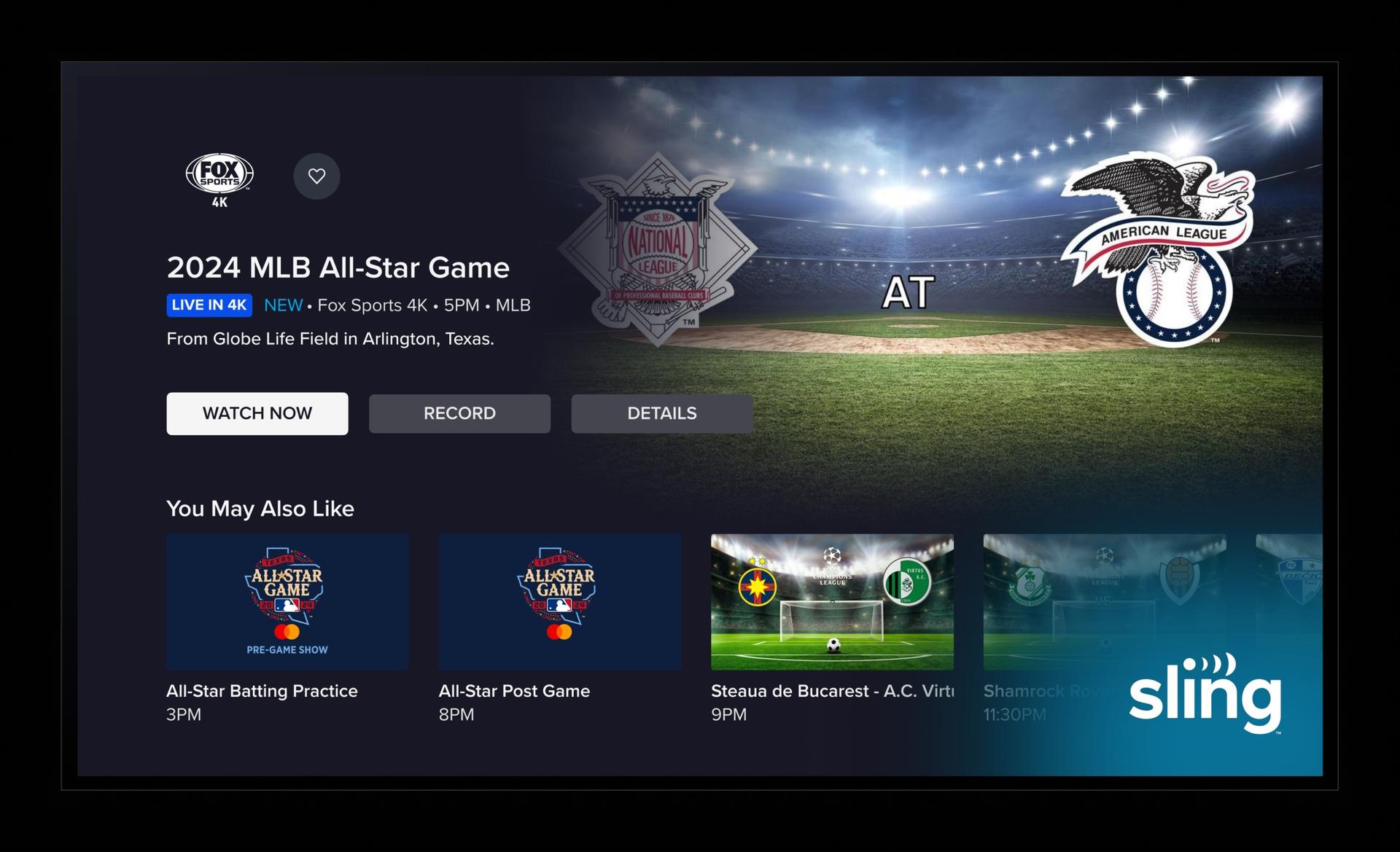 Sling TV Launches 4K Streams with MLB All-Star Game | TV Tech
