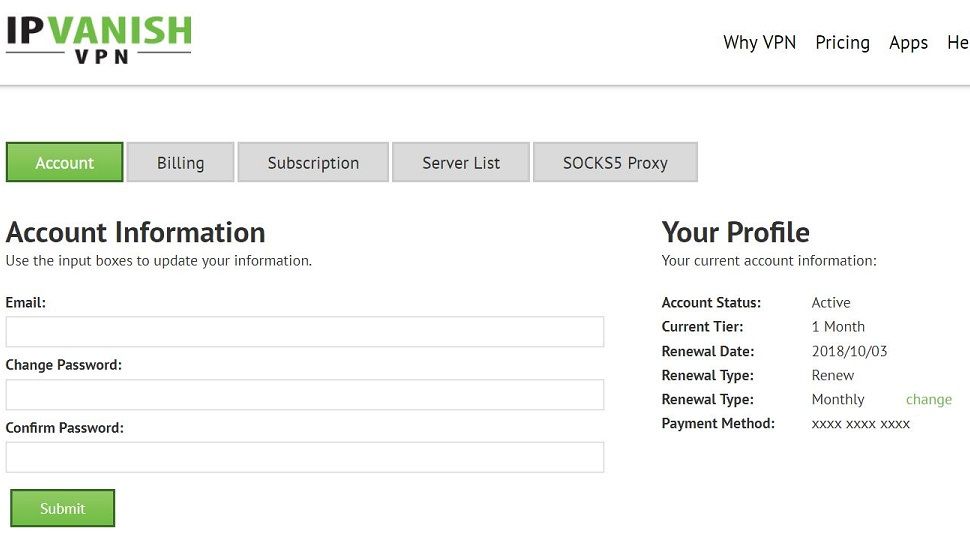 How to change your IPVanish password | TechRadar